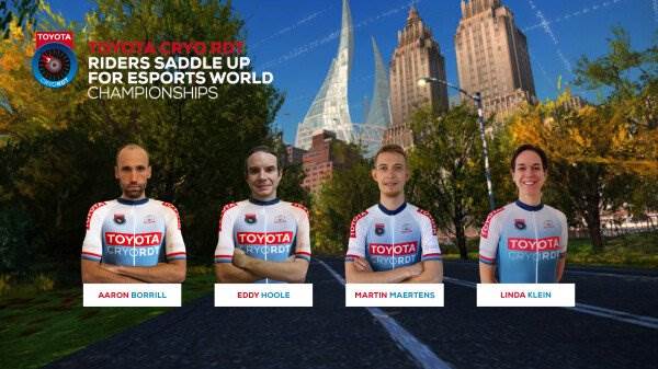 Toyota CRYO RDT riders saddle up for Esports World Championships Toyota CRYO RDT riders saddle up for Esports World Championships