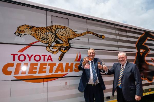 Toyota Delivers a Brand-New Bus to the Free State Cheetahs